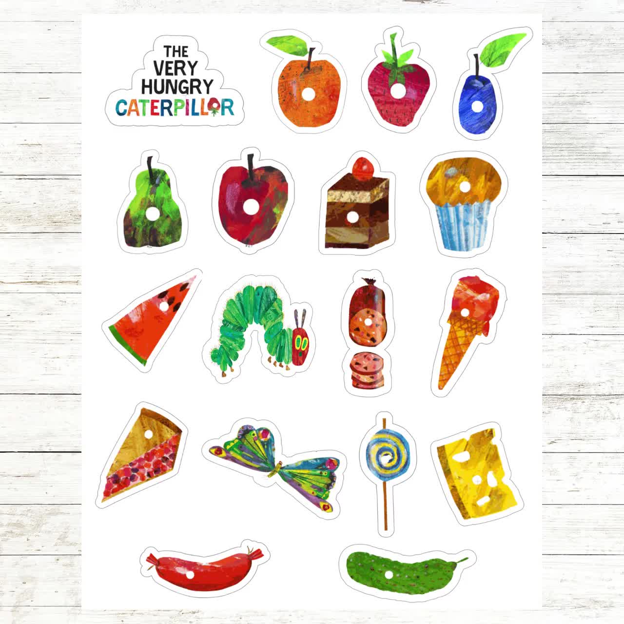 Very Hungry Caterpillar Food Printables Very Hungry Caterpillar Food