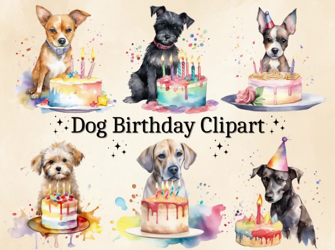 Birthday Puppy Clip Art