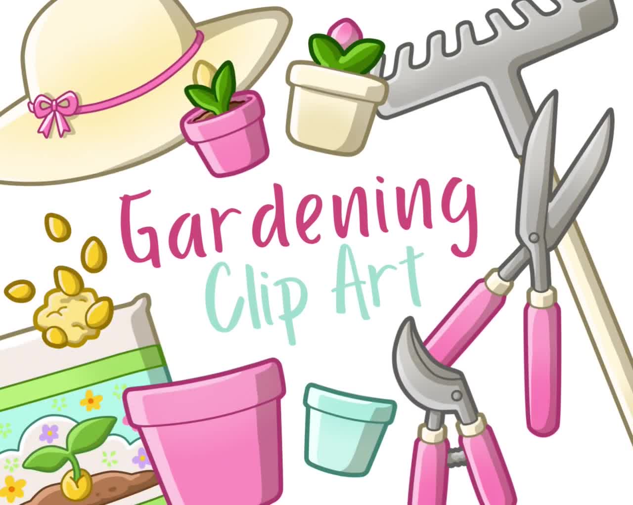 Garden Tools Clip Art Clipart Best Clipartsco Images