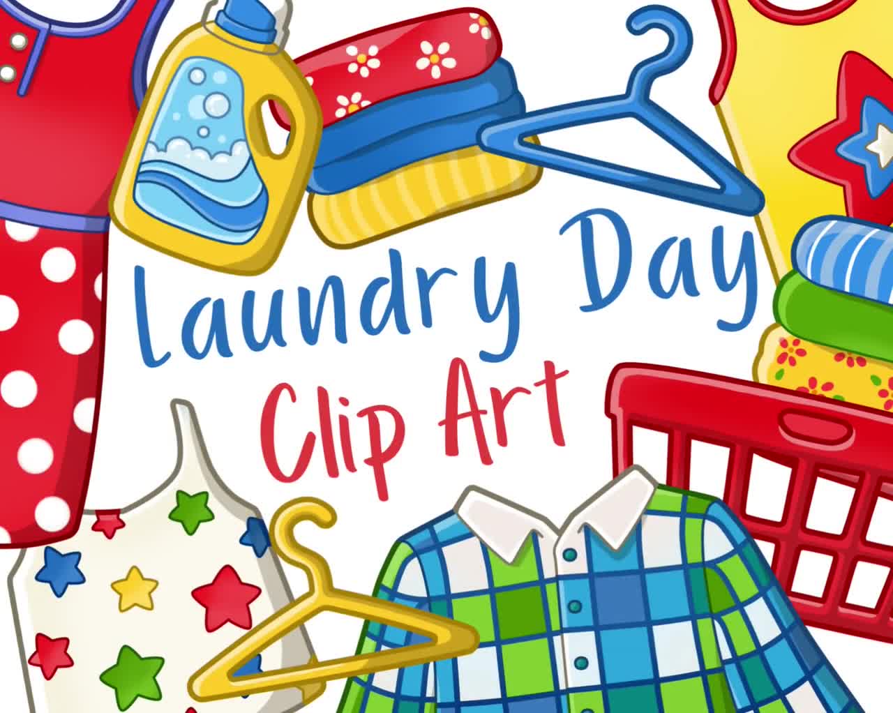 Folded Laundry Clip Art