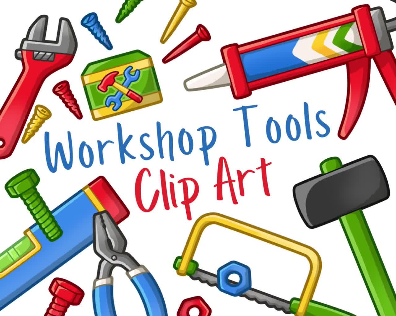 Tools Digital Art Set Clipart Tools Clipart Set Tools Clip Tools