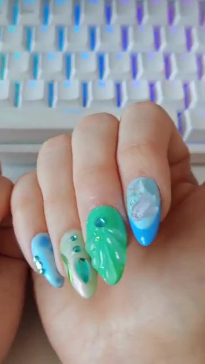 Nami Original Design Chez Francine: [Sailing - ONEPIECE Inspired Nail ...