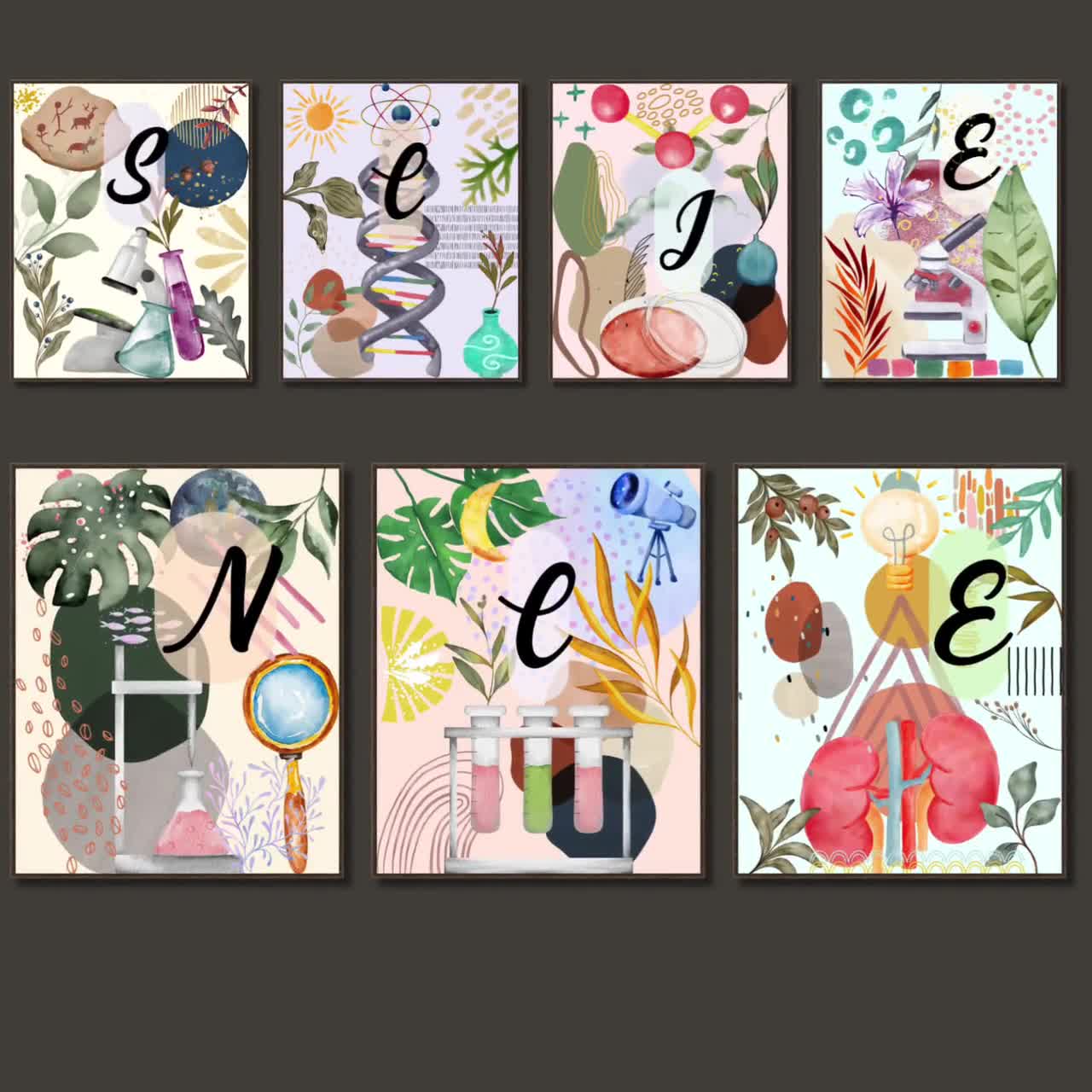 Carteles De Arte Científico