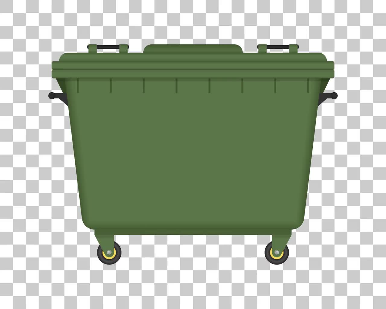 Trash Dumpster Clipart