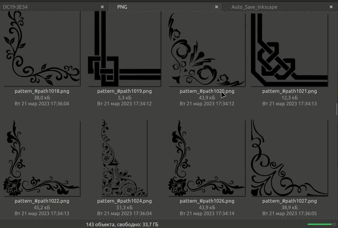 Vector Corner Frames