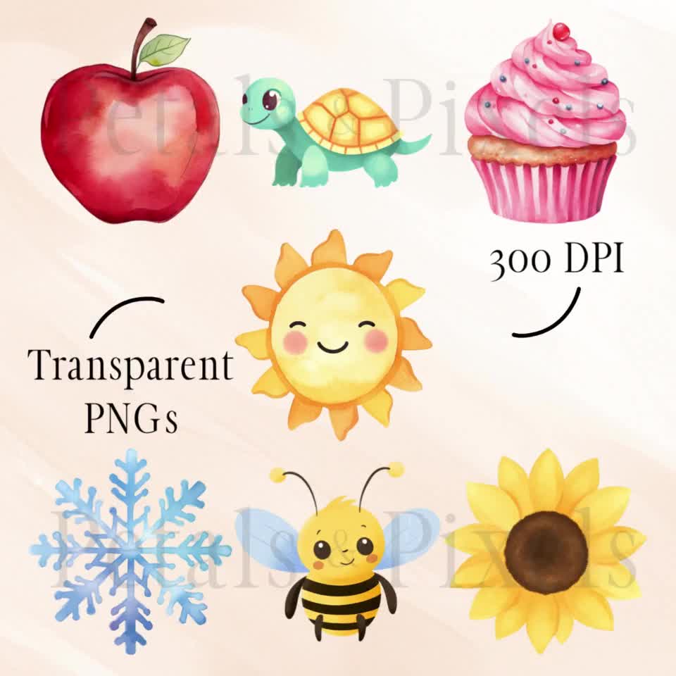 Counting Objects Clip Art Counting Object Fruit Kids Preschool