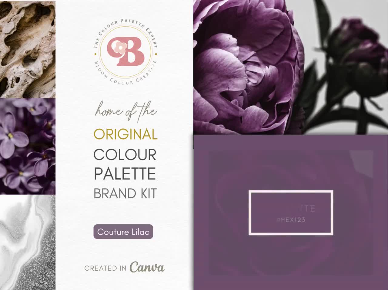 lilac color code canva
