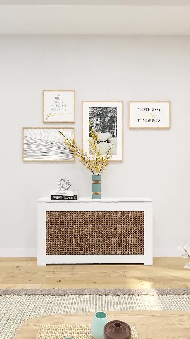 Radiator tv stand store