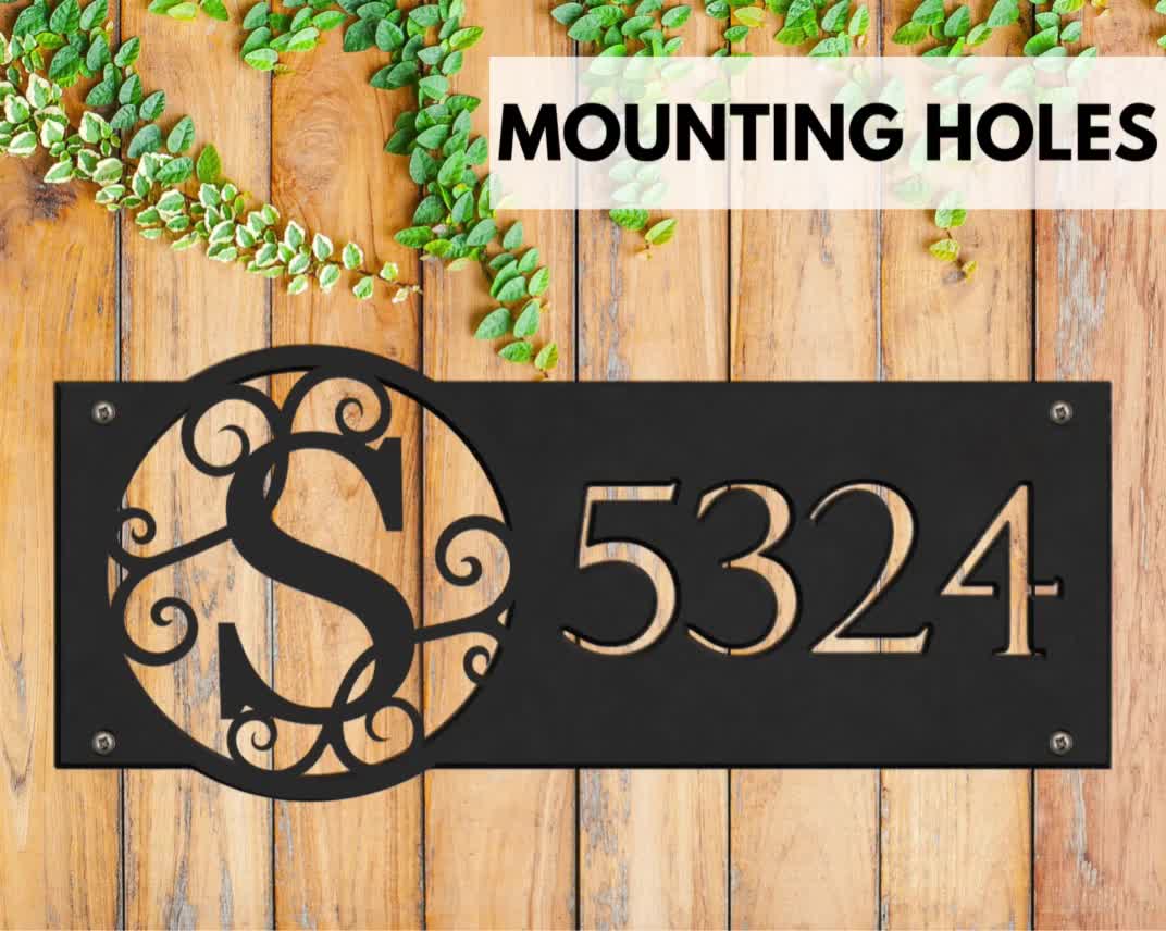 Custom Design Monogram Plaques