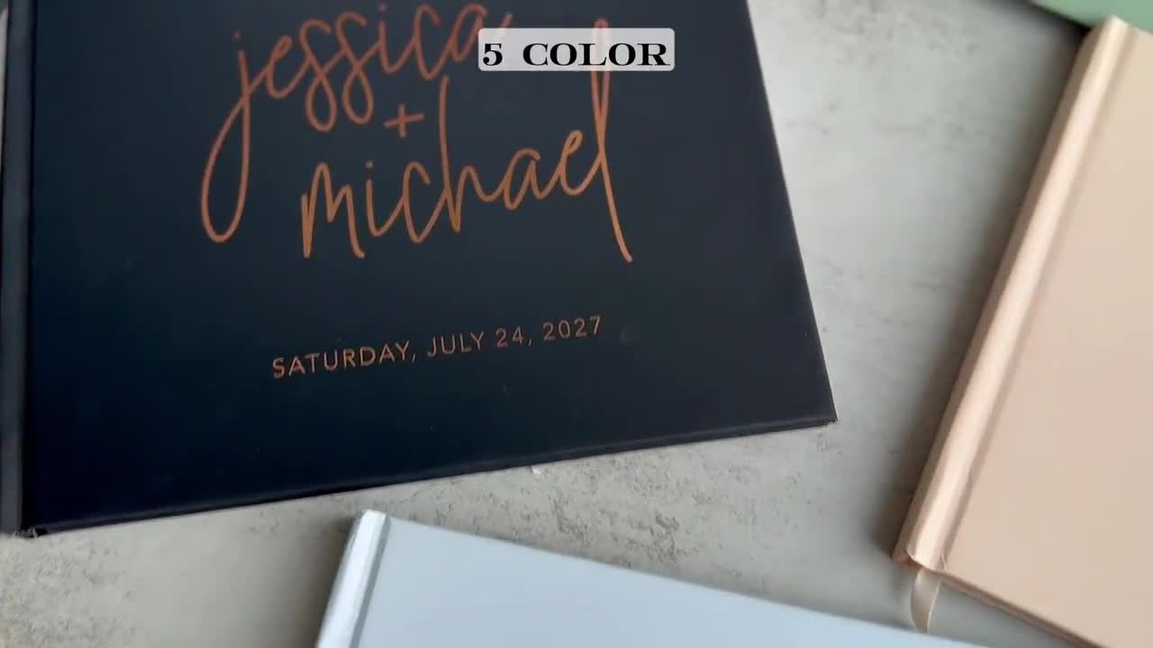 Formal Wedding Guest Books Personalized Wedding Guest Book
