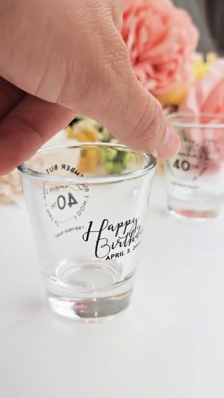 Funny Wedding Shot Glasses