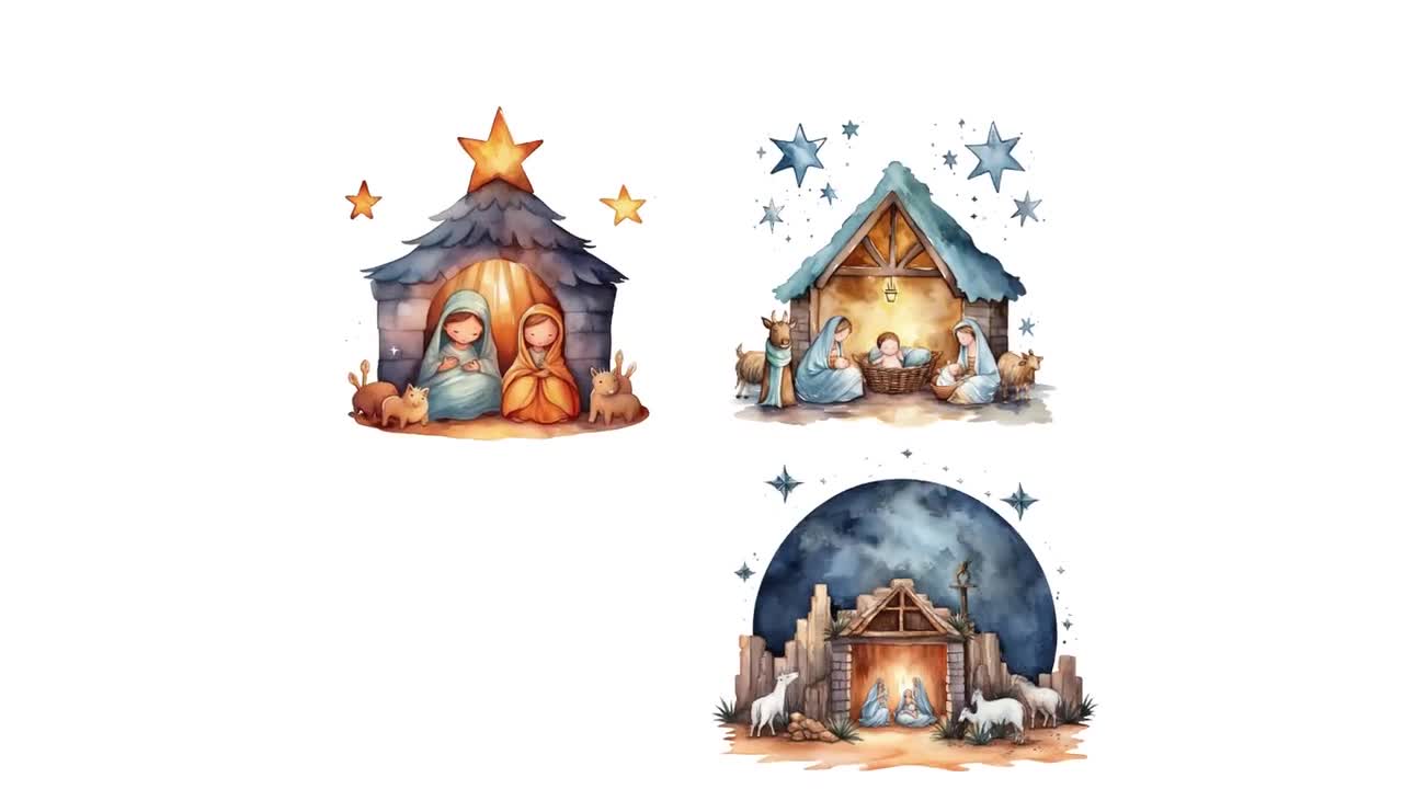Cute Nativity Scene