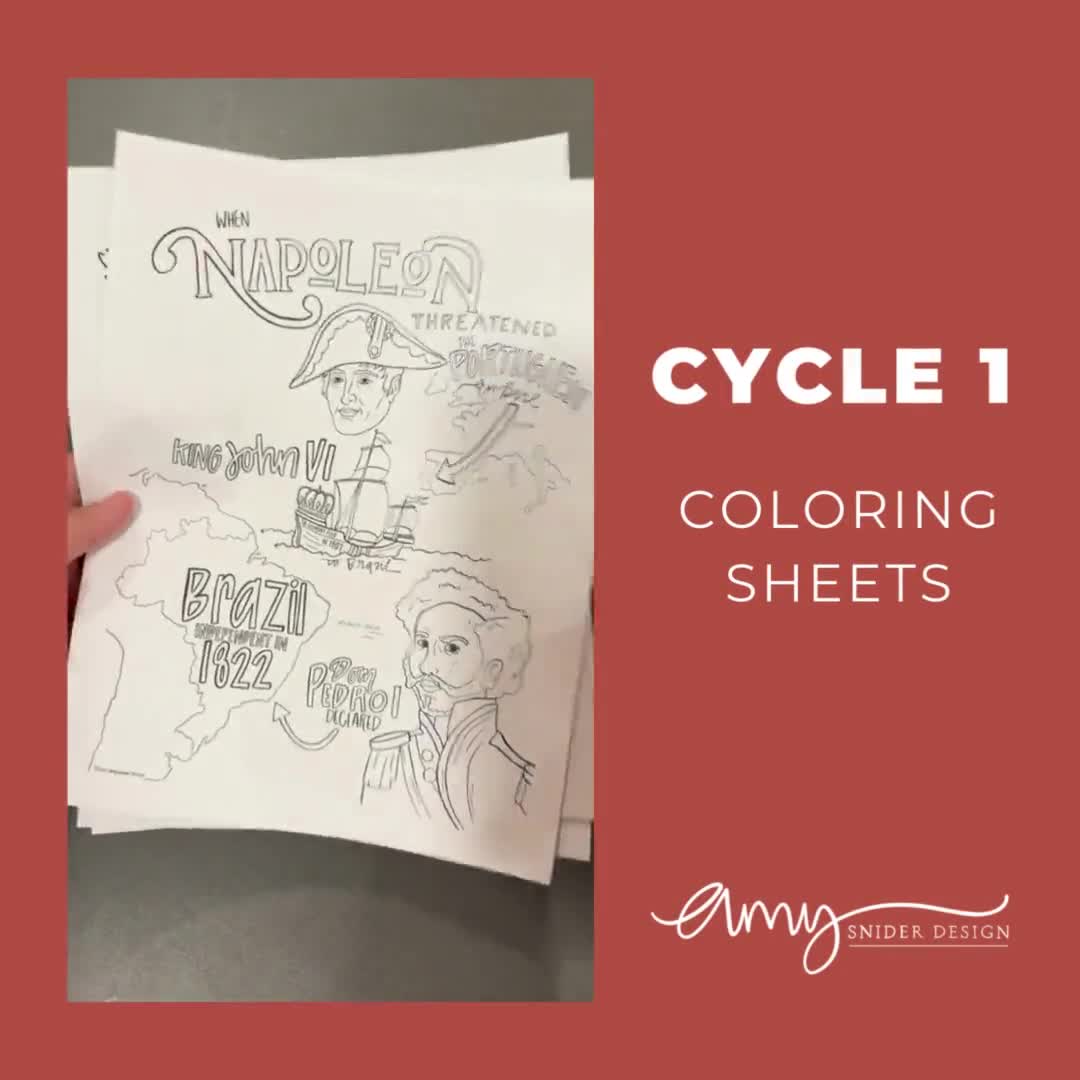 Classical Conversations Cycle 1 Coloring Pages [2025]