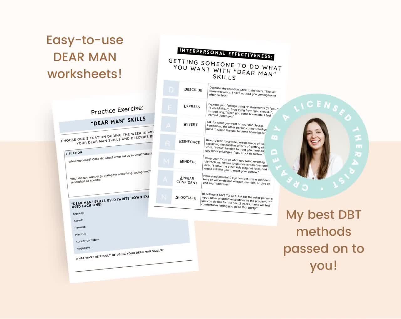 Dear Man Worksheet Dear Man Worksheets 2025