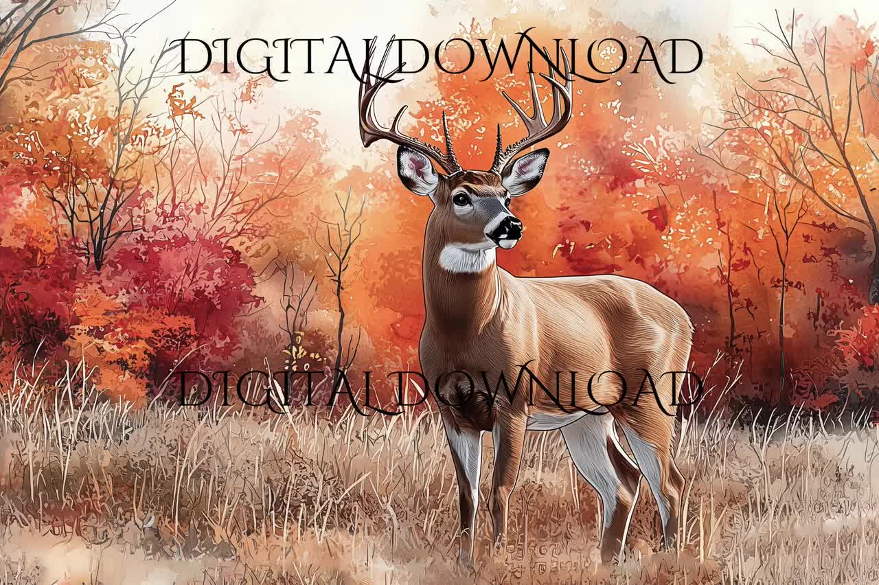 Deer Buck Paintings