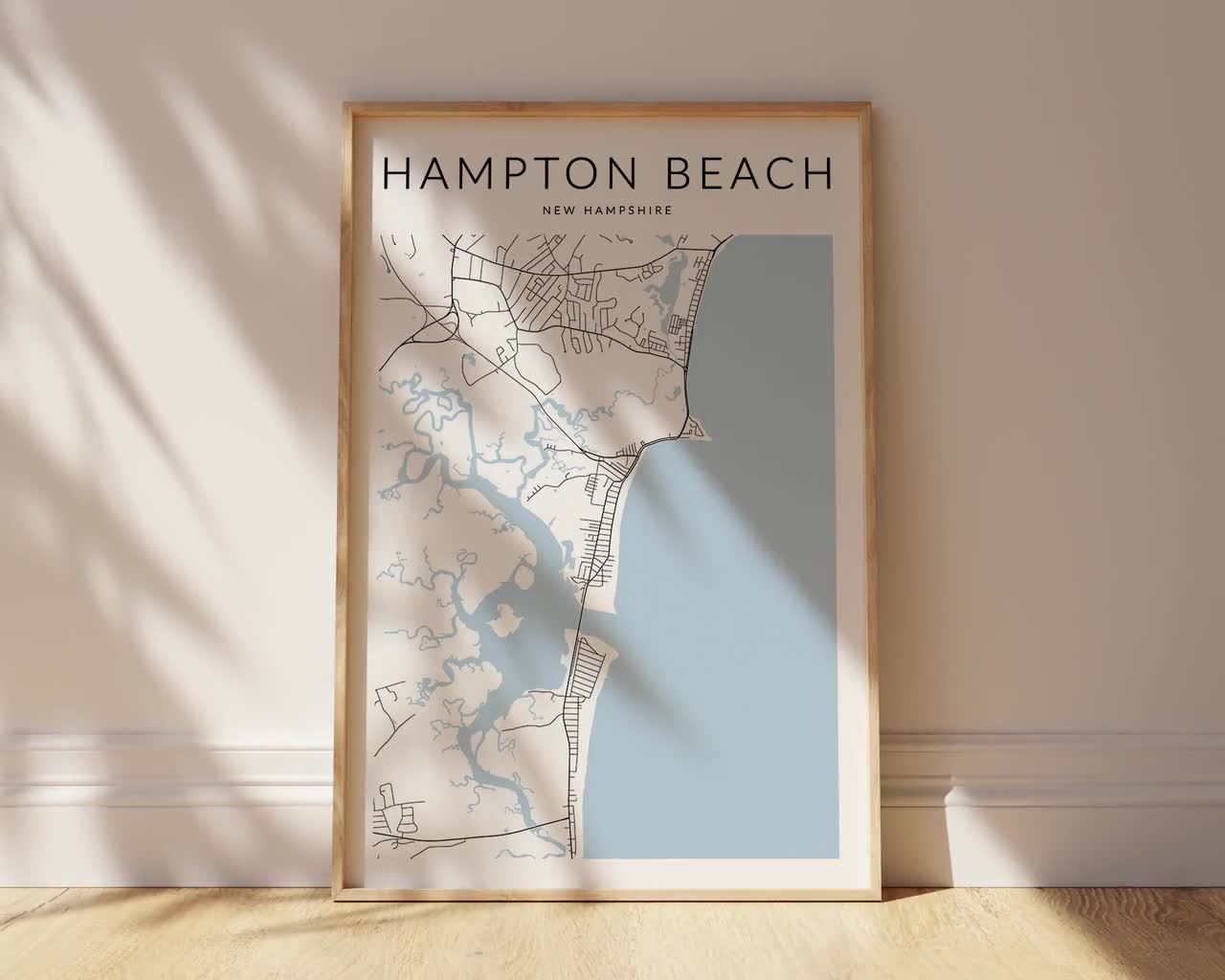 Map Of Hampton Beach New Hampshire Cluster Of Legionnaire's Disease