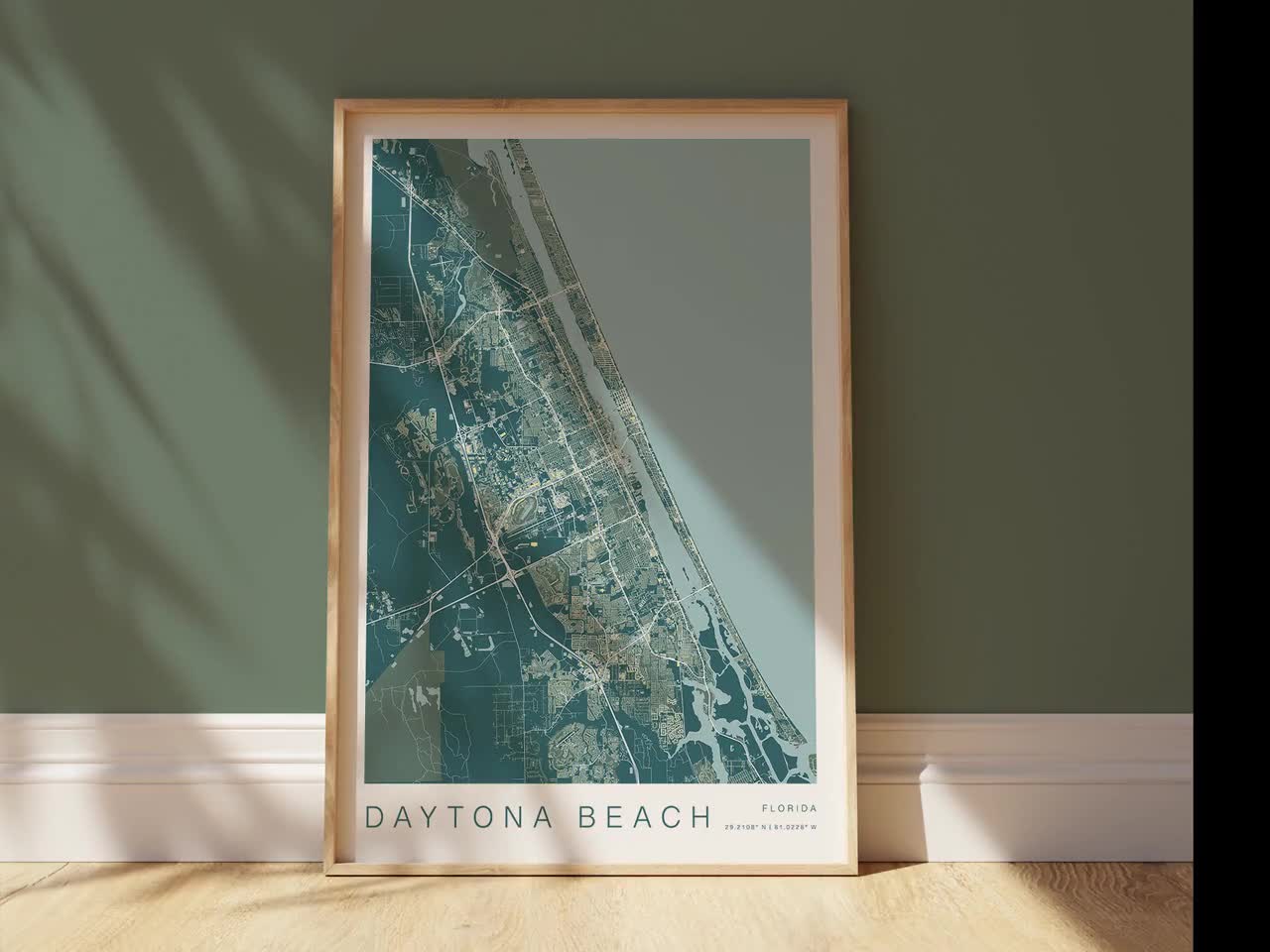 Classic Replacements Daytona Beach Florida Map Old Historical Maps Of