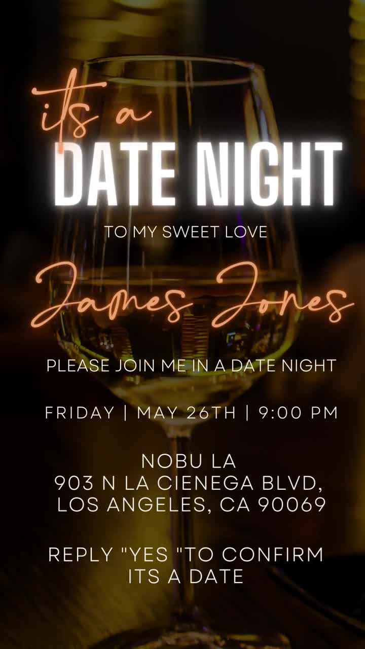 A Romantic Dinner For Two Invitation Free Date Night Invitation