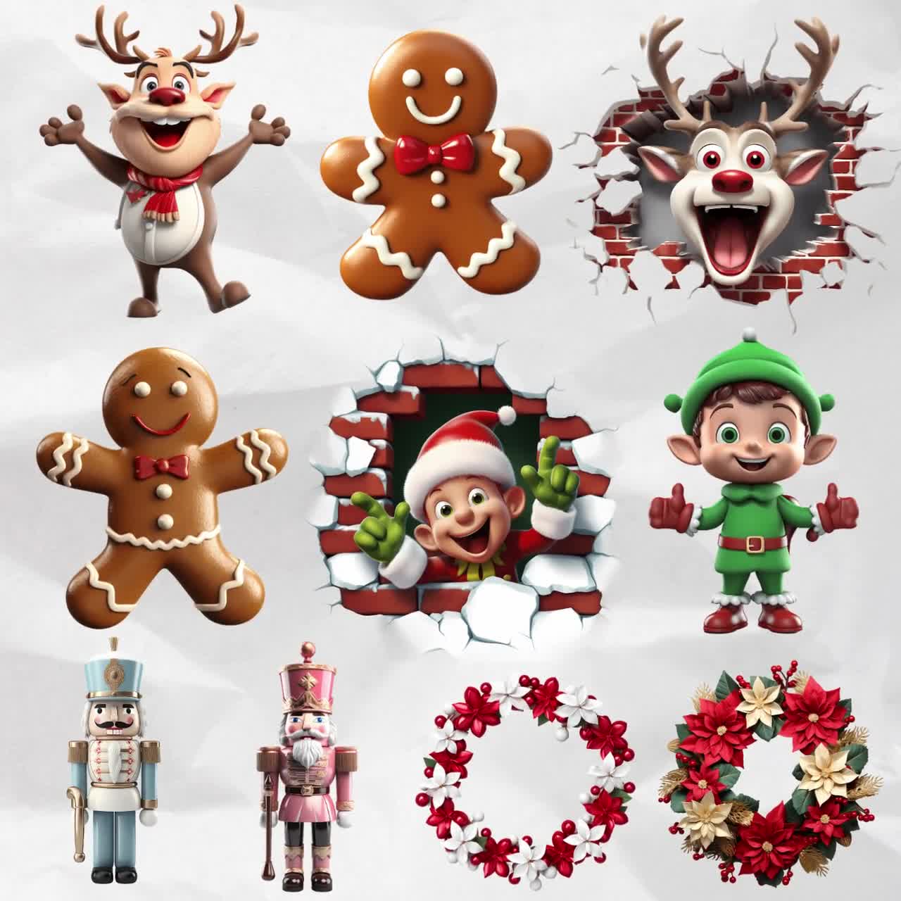 Geanimeerde Kerstclipart Animated Tennis Players Clipart, PNG Digital