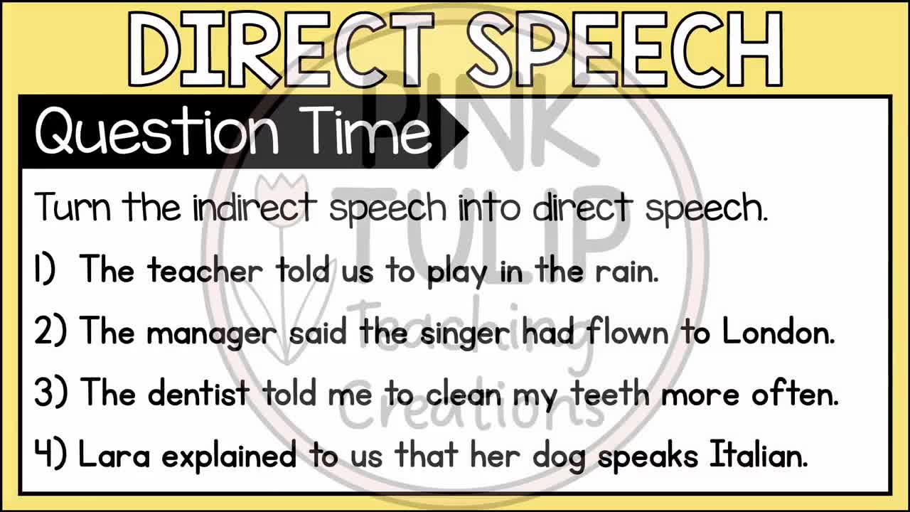 Quotation Marks Powerpoint Inverted Commas/ Speech Marks – Complete