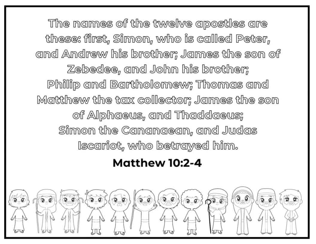 coloring pages matthew the tax collector