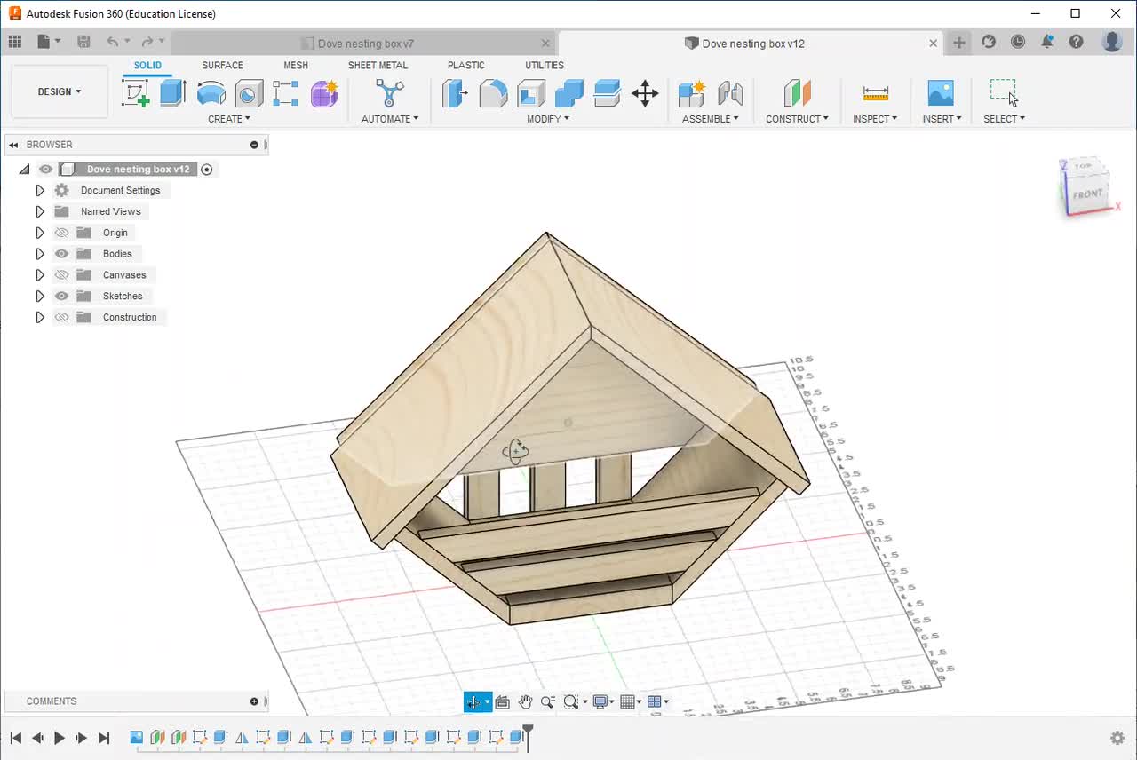 Dove Bird House Plans Titmouse Birdhouse Plan