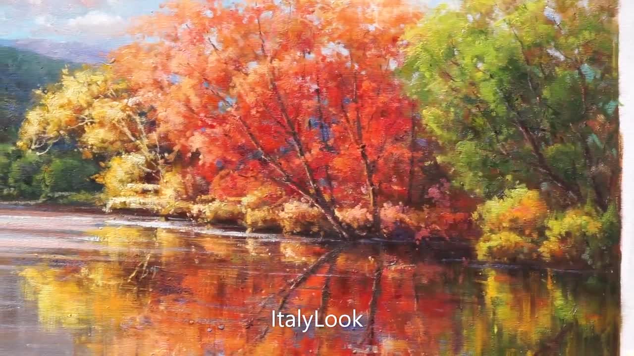 Oil Paintings Of Trees In Autumn