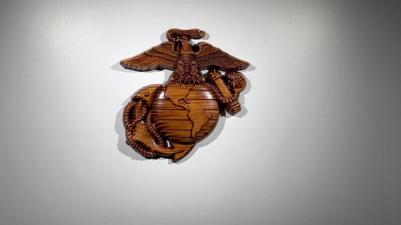 Us Marine Corps Plaque Camp Pendleton Usmc Eagle Globe