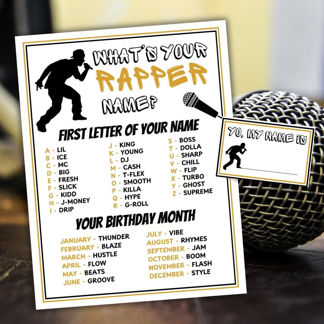 Rapper Name Generator Artist Name Generator | 1072 Artist Name Ideas