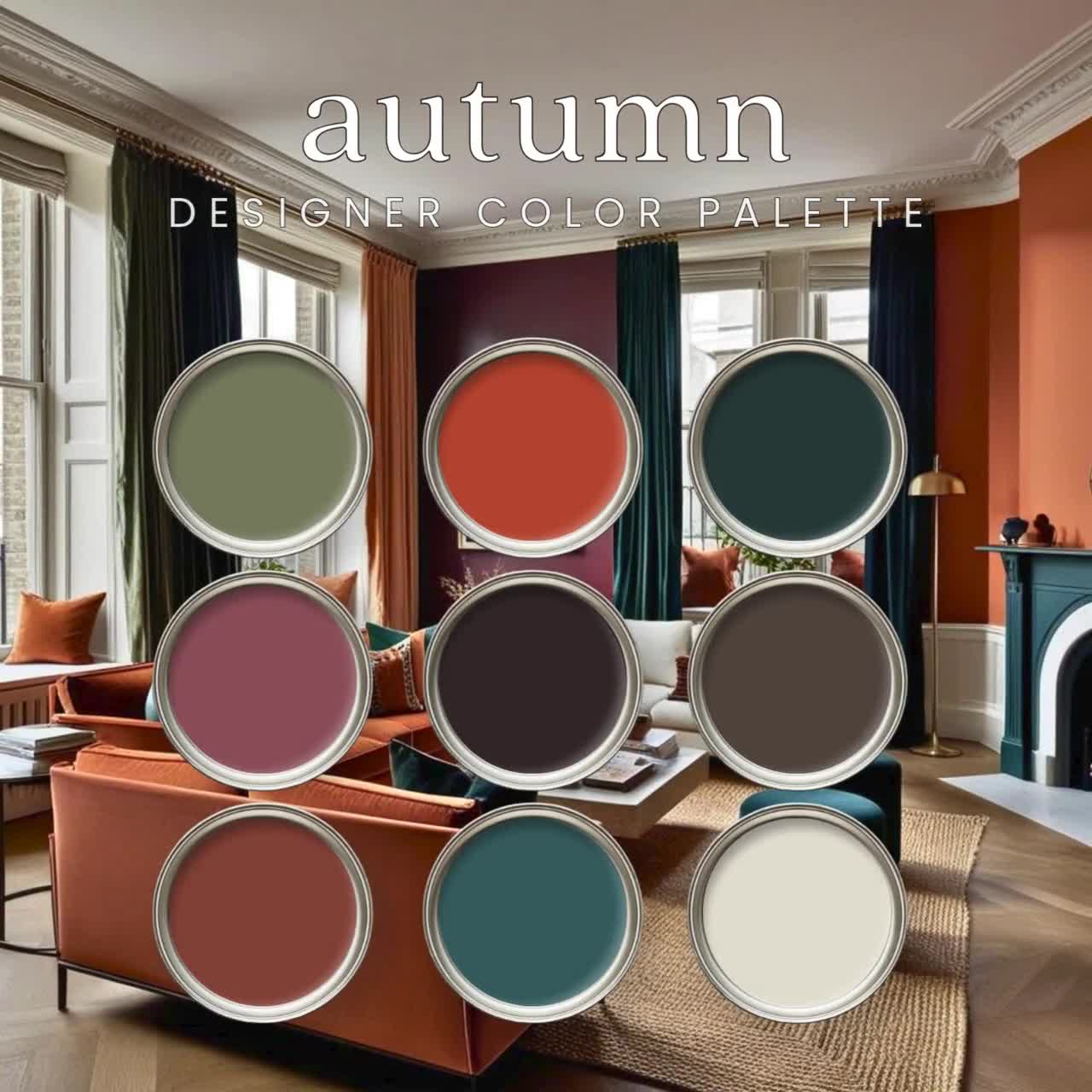 Whole House Color Palette Autumn