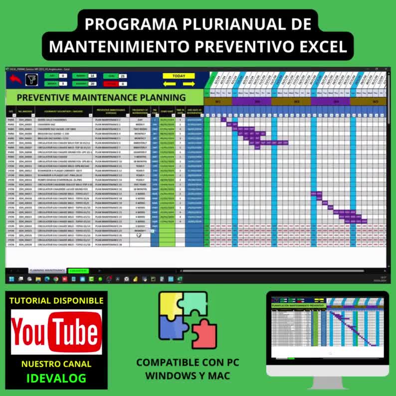 Plan De Mantenimiento Preventivo Anual Excel Image To U Nbkomputer