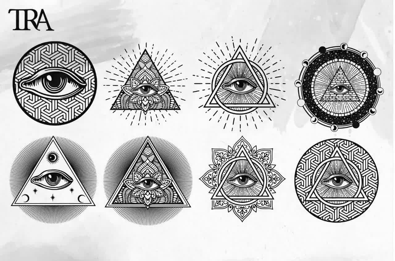 Easy Illuminati Drawings