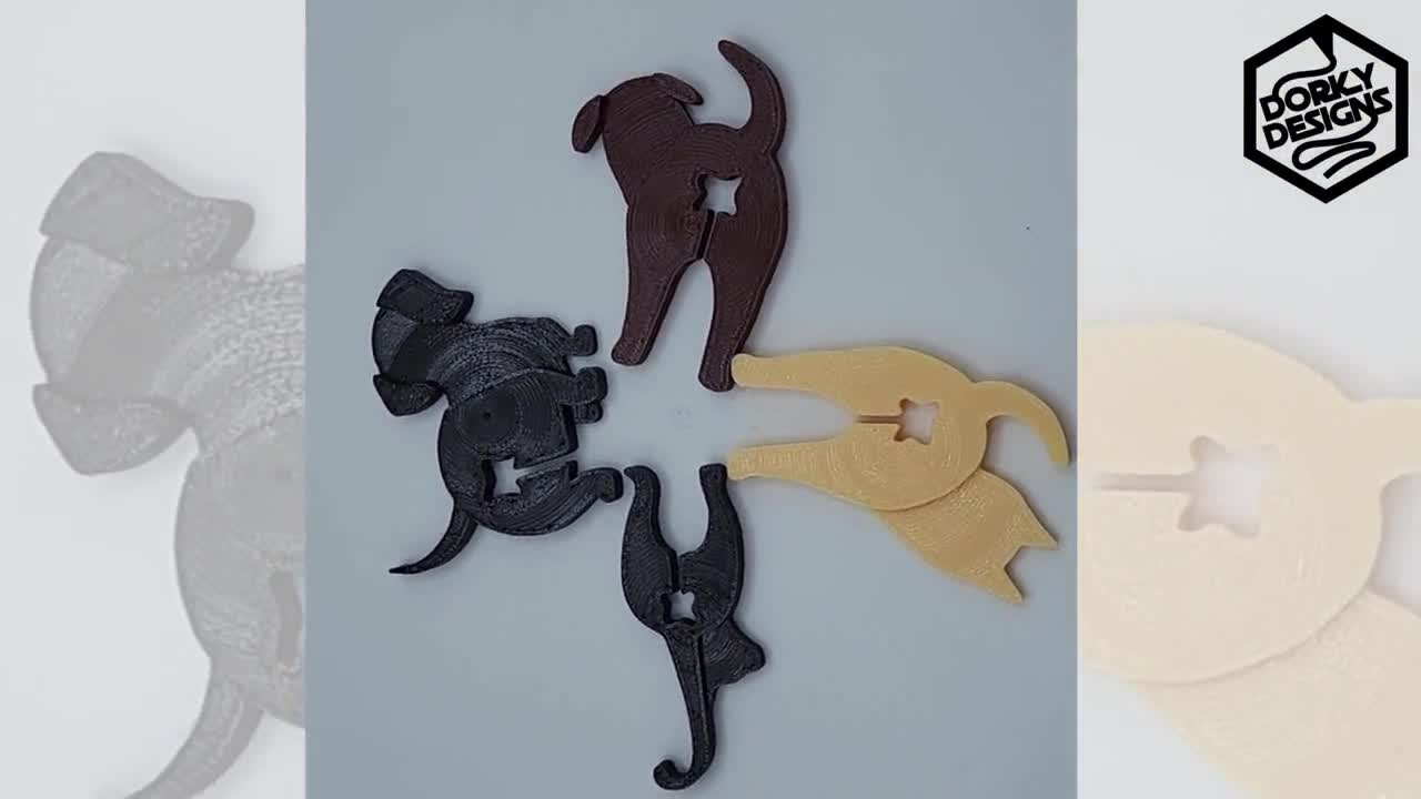 Cat Bread Clip Funny Cat Butt Bread Clip 3D Printed Bag Clip Bag Holder ...