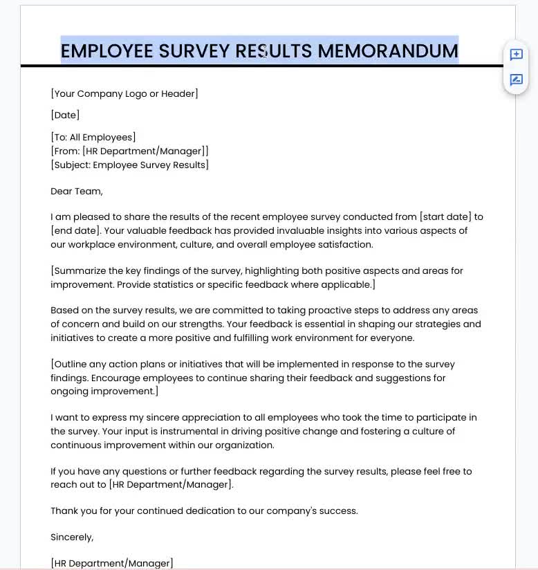 Evaluation Memo Example Employee Memo Template 10+ Free Word, PDF