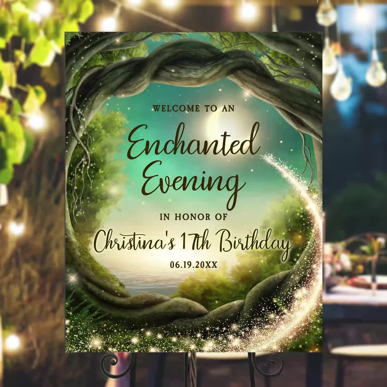 Enchanted Forest Prom Invitations Enchanted Forest Prom Invitations