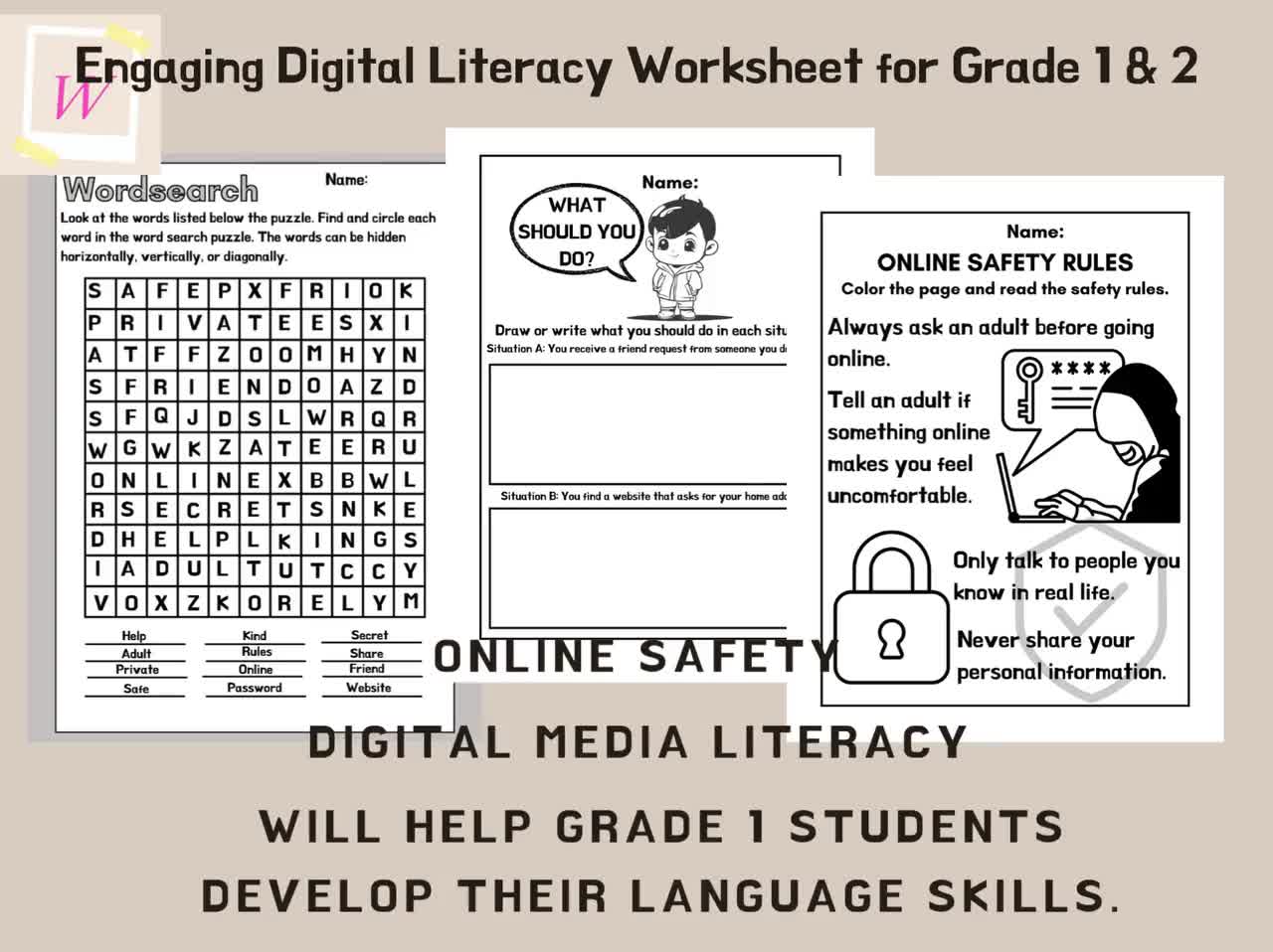 Computer Literacy Worksheet Ada Lovelace Biography | Worksheet