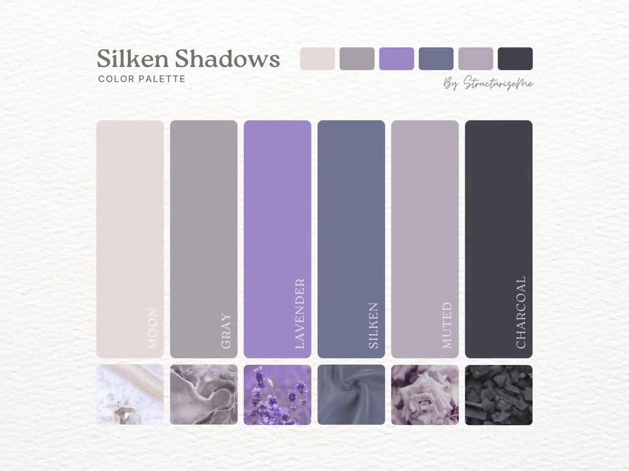 Esquemas De Colores Morado Y Gris 29 Ideas De Deco Morado/ Gris/