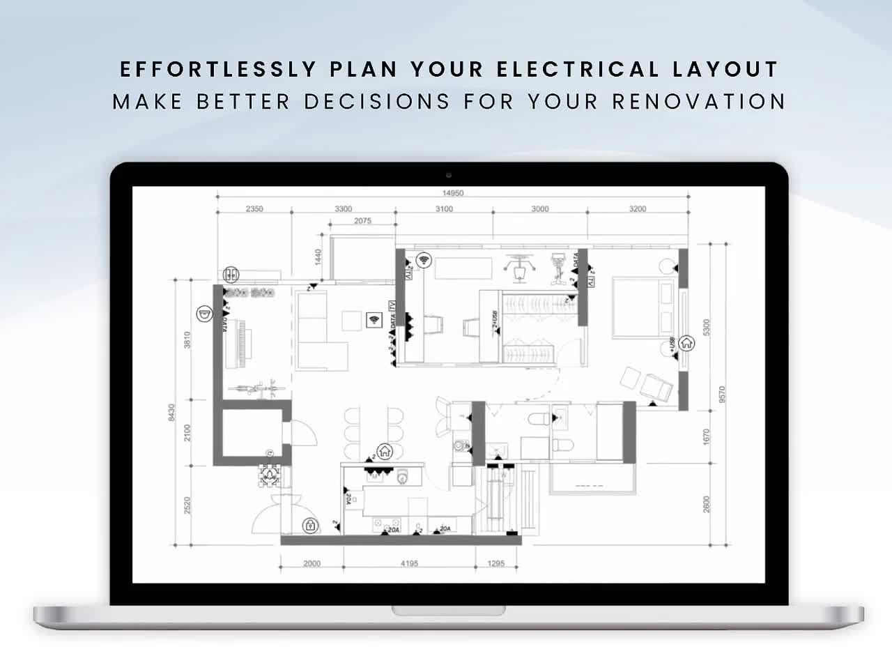 Electrical Receptacle Plan Drawing
