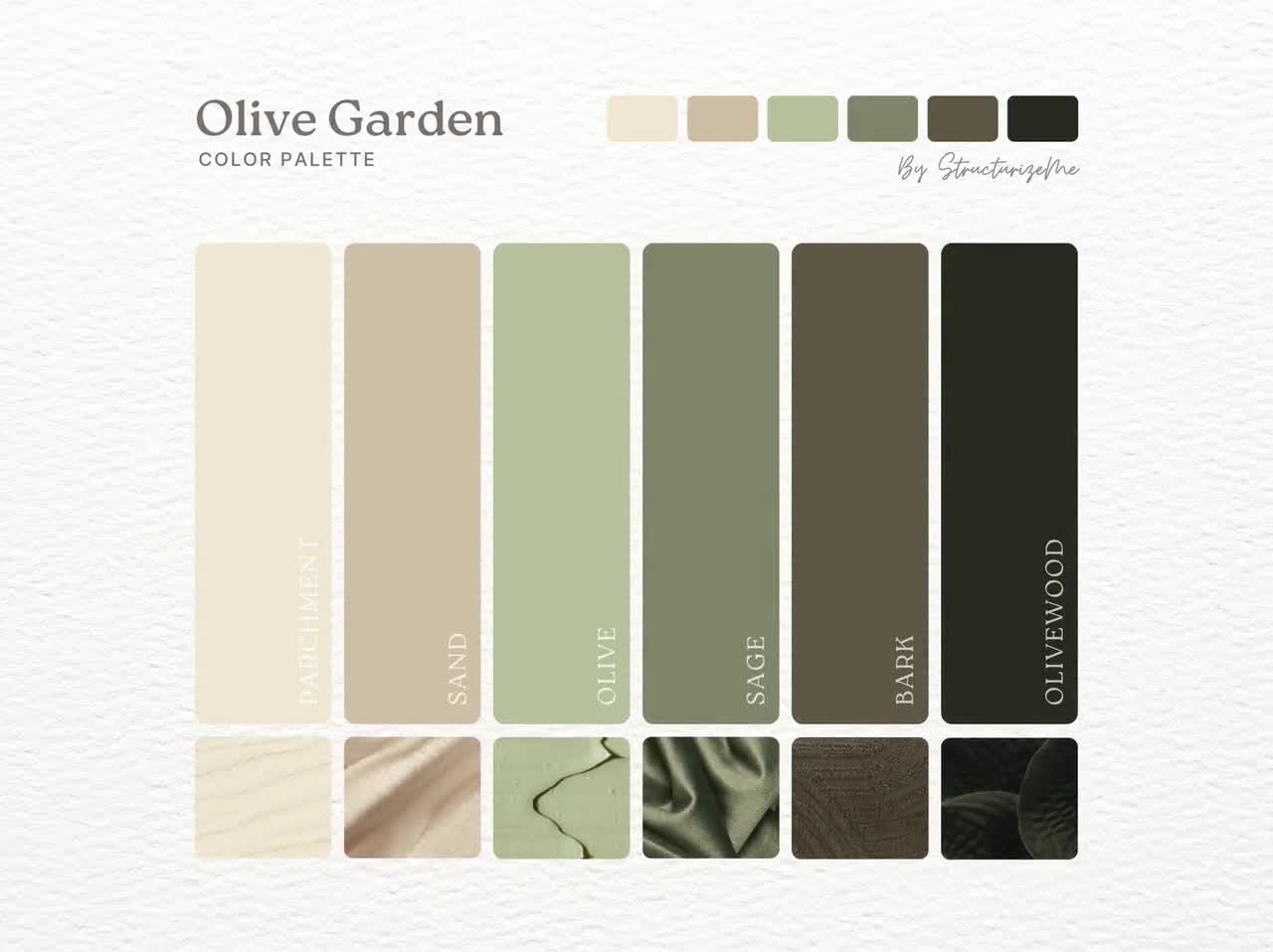 Olive Green And Brown Color Scheme
