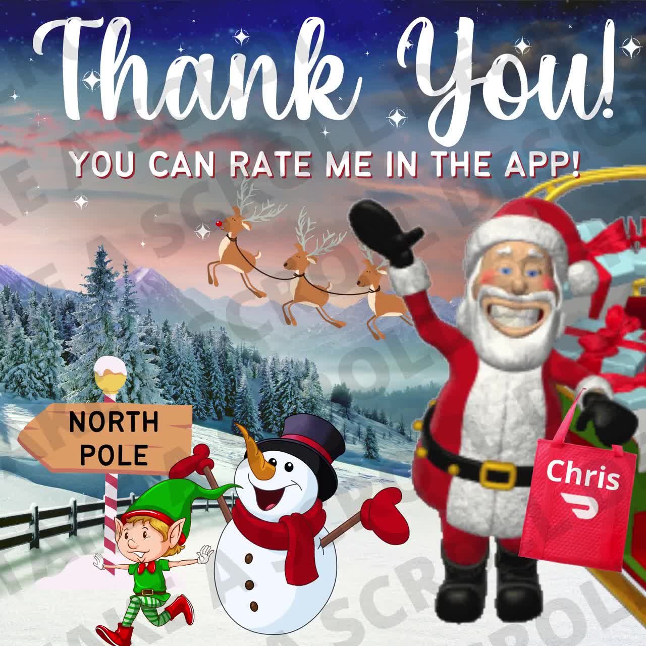 Christmas Thank You Meme