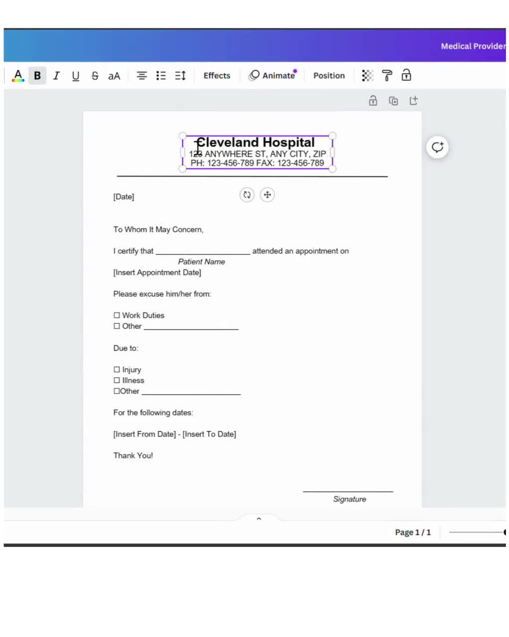 Excusas Médicas Para Imprimir Gratis
