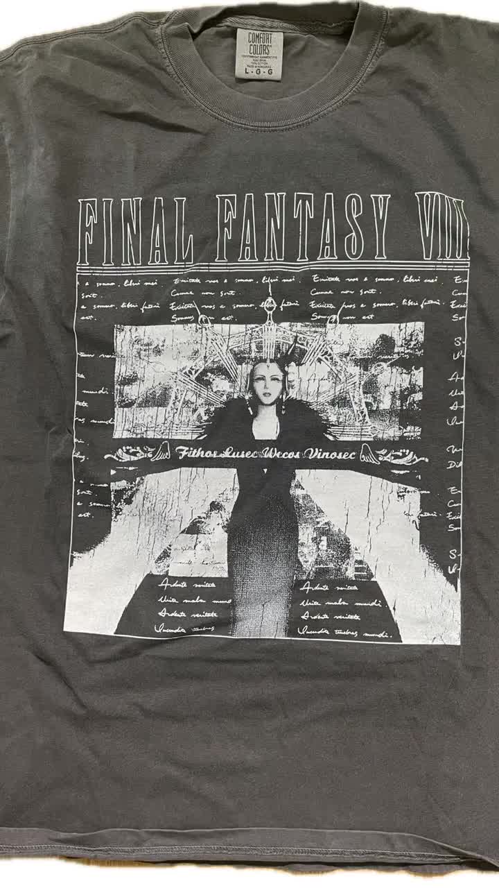 Vintage Inspired Final Fantasy 7 Shirt - Cloud Strife Vintage Inspired Final Fantasy 7 Shirt - Cloud Strife
