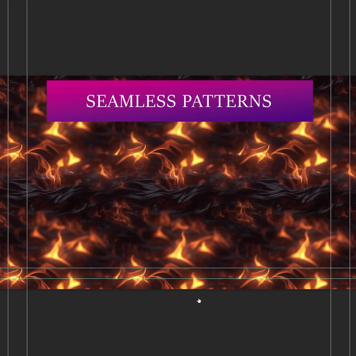 Cool Fire Patterns Mosaic