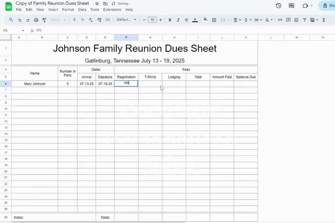 Family Reunion Budget Sheet How To Create A Budget For Your Family