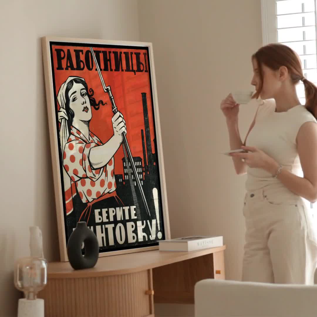 Sovjetunionens Propagandaplakater Ww2