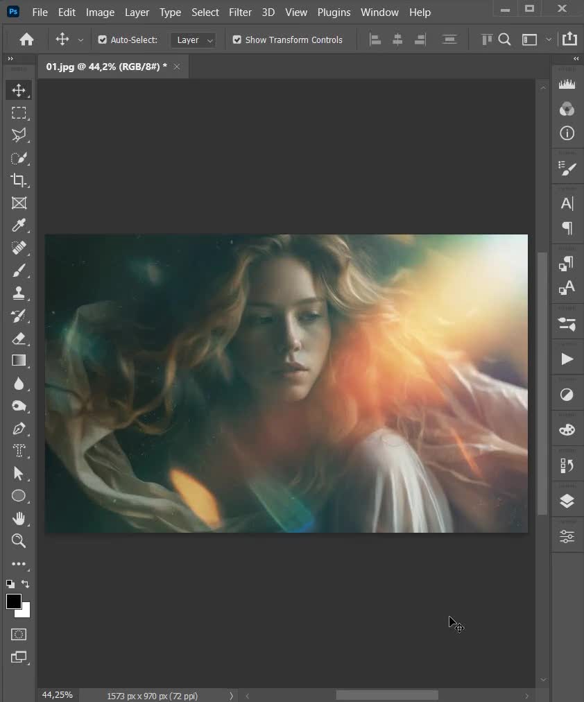Dust In Light Photoshop How To Create A Light Particles Photoshop