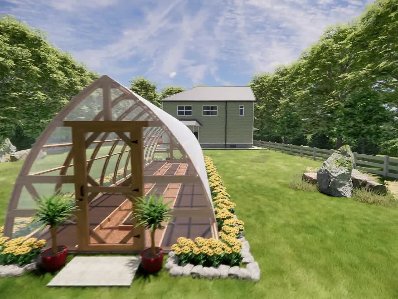 17 Gothic Rafter Ideas Greenhouse Plans Quonset Hut Homes Arched Cabin