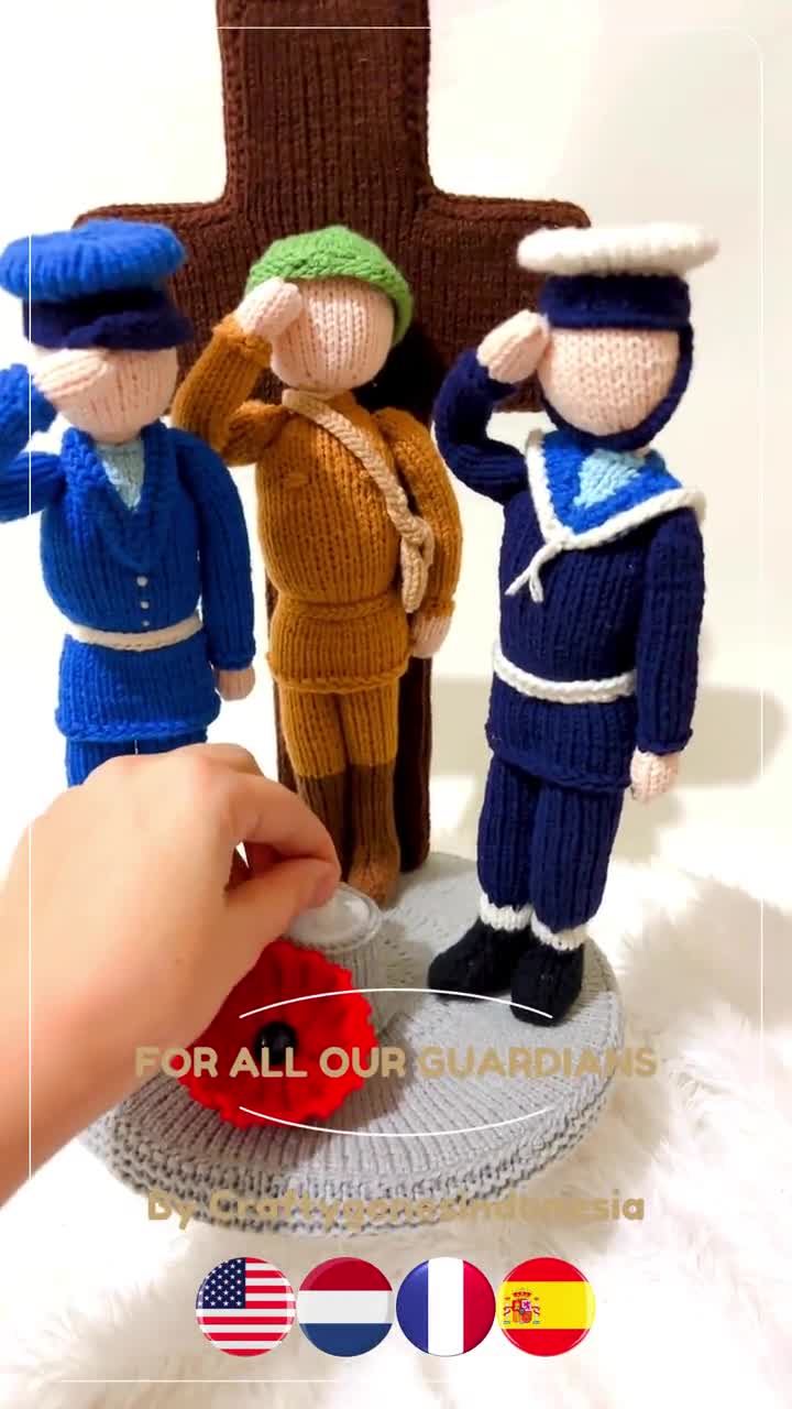 Free Knitting Pattern Toy Soldier For All Our Guardians Soldier