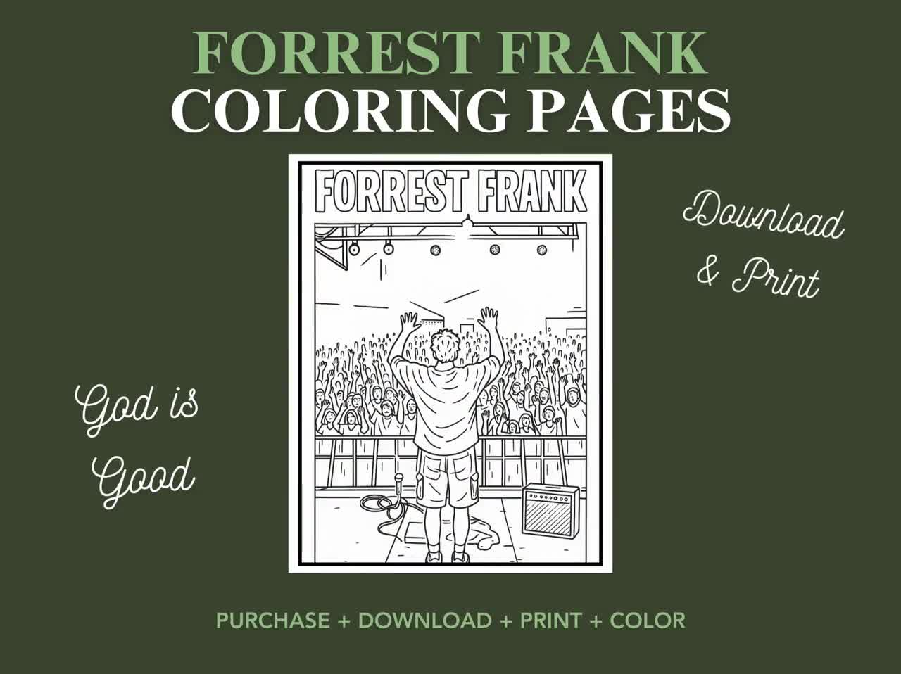forrest frank coloring pages