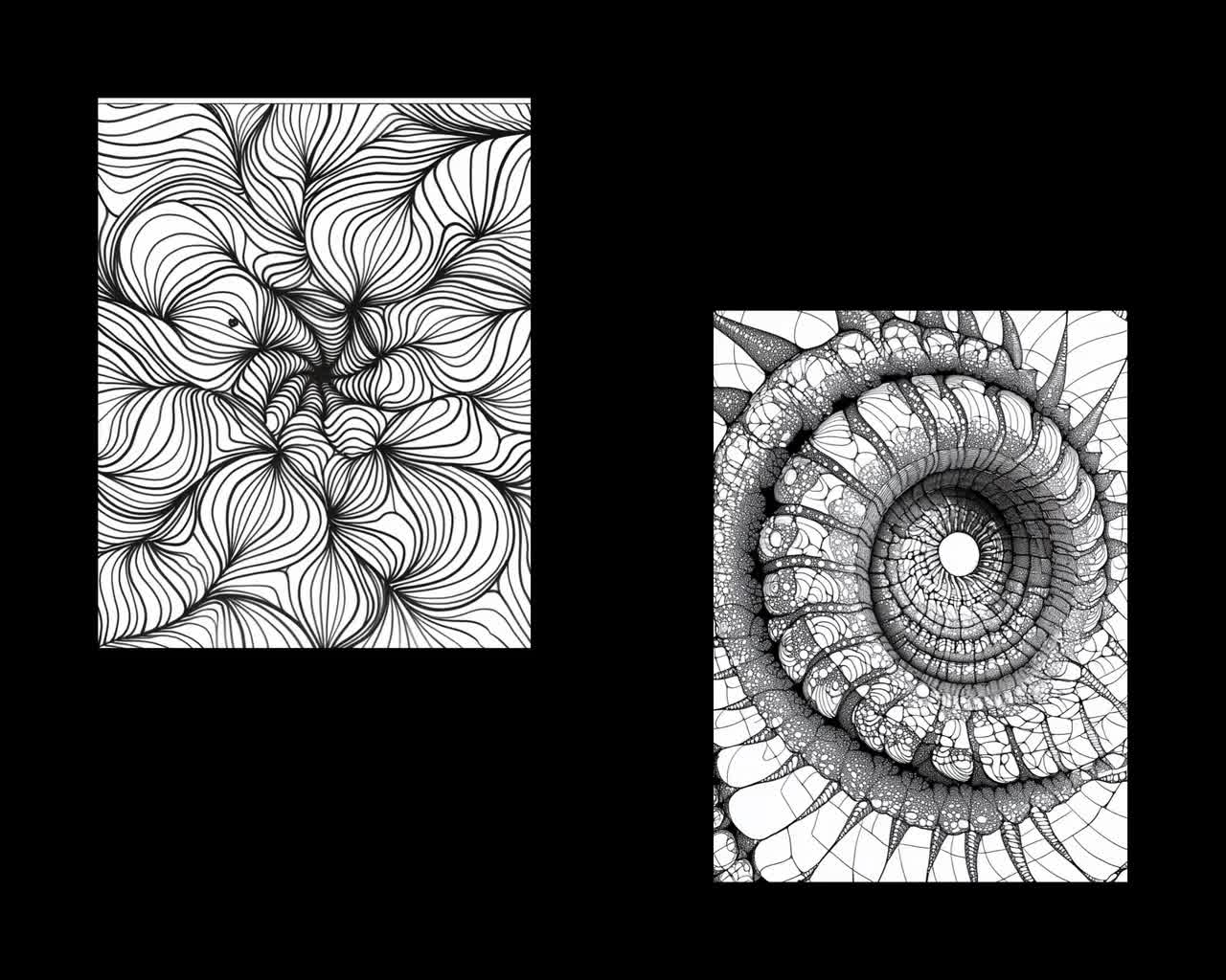 Fractals Coloring Pages [2025]